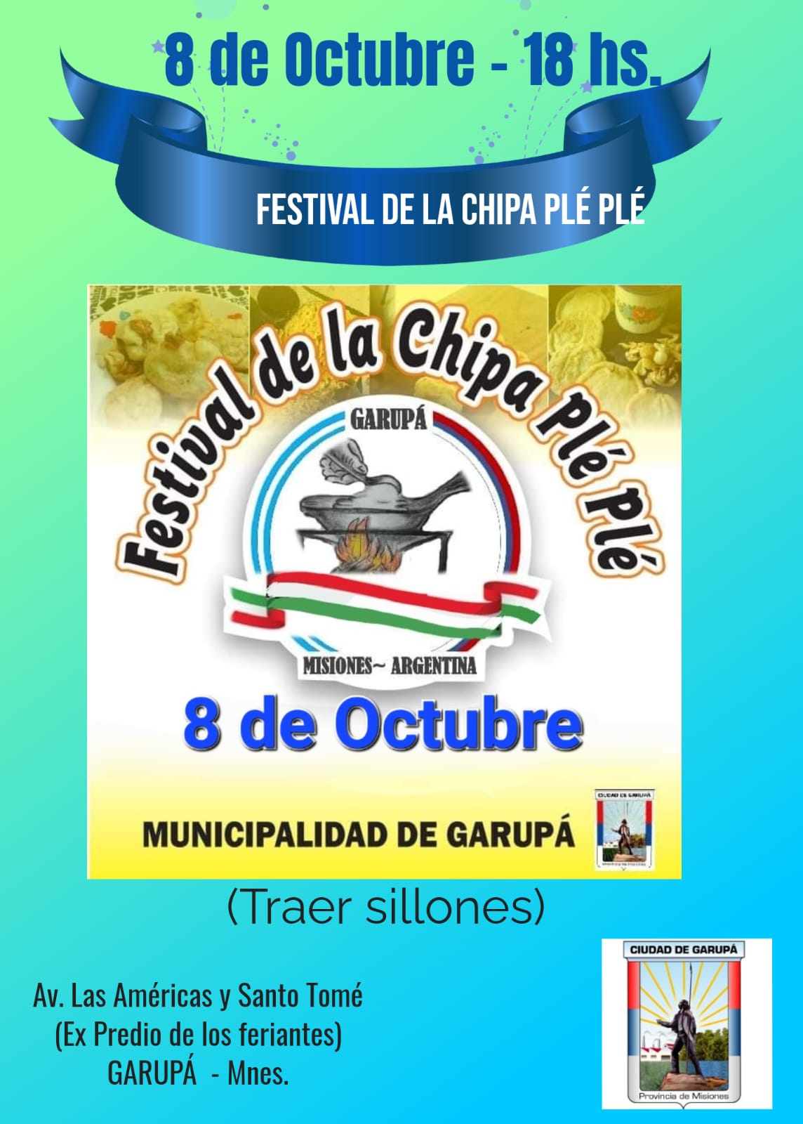 Garupá se prepara para celebrar - El festival de la Chipa Pllé Plé ...
